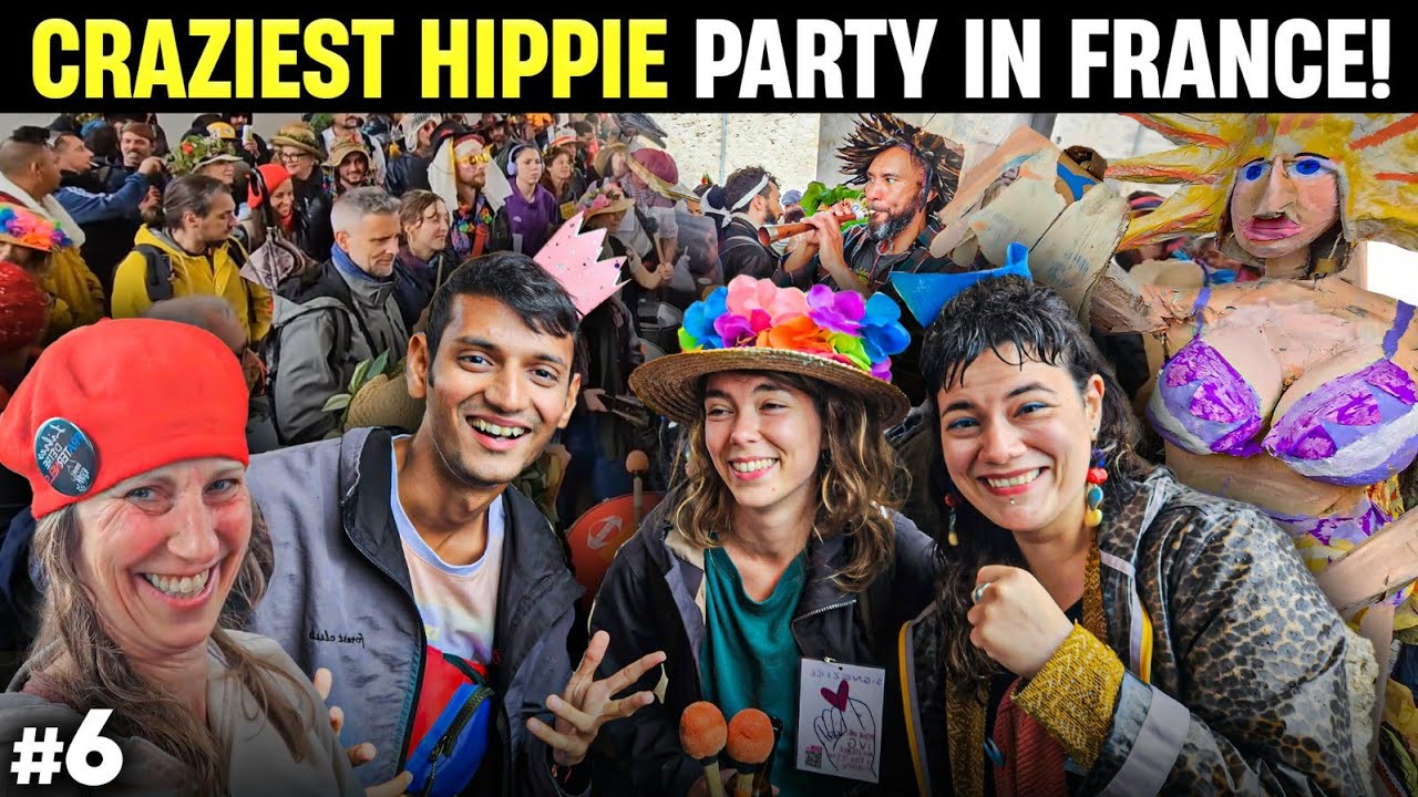 Craziest Hippie Party in Nice, France | Beautiful Town of France 🇫🇷 ...