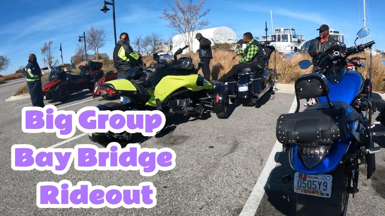 Bay Bridge Rideout |#3 | Big Group! - YouTube