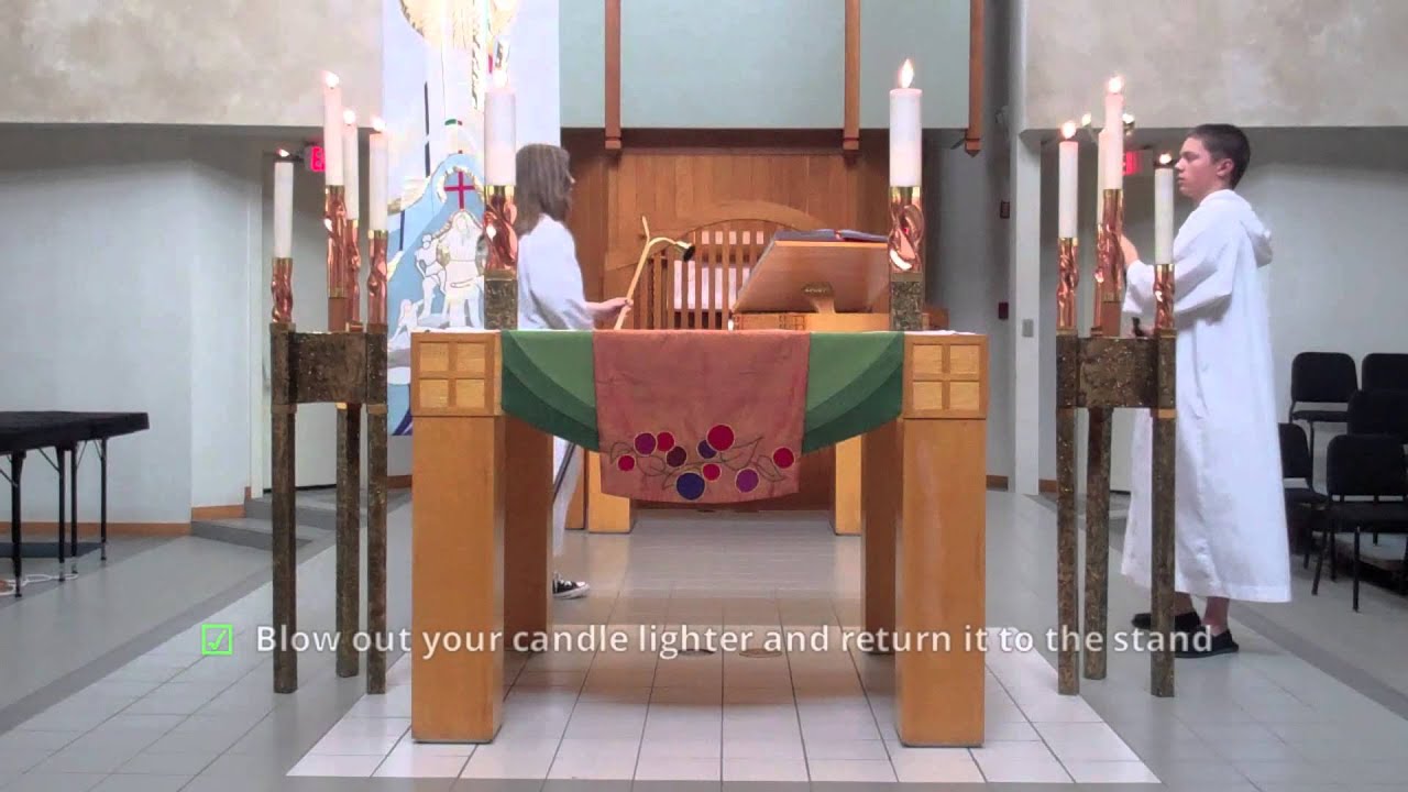 Acolyte Training Video — Faith Lutheran Church Confirmation - YouTube