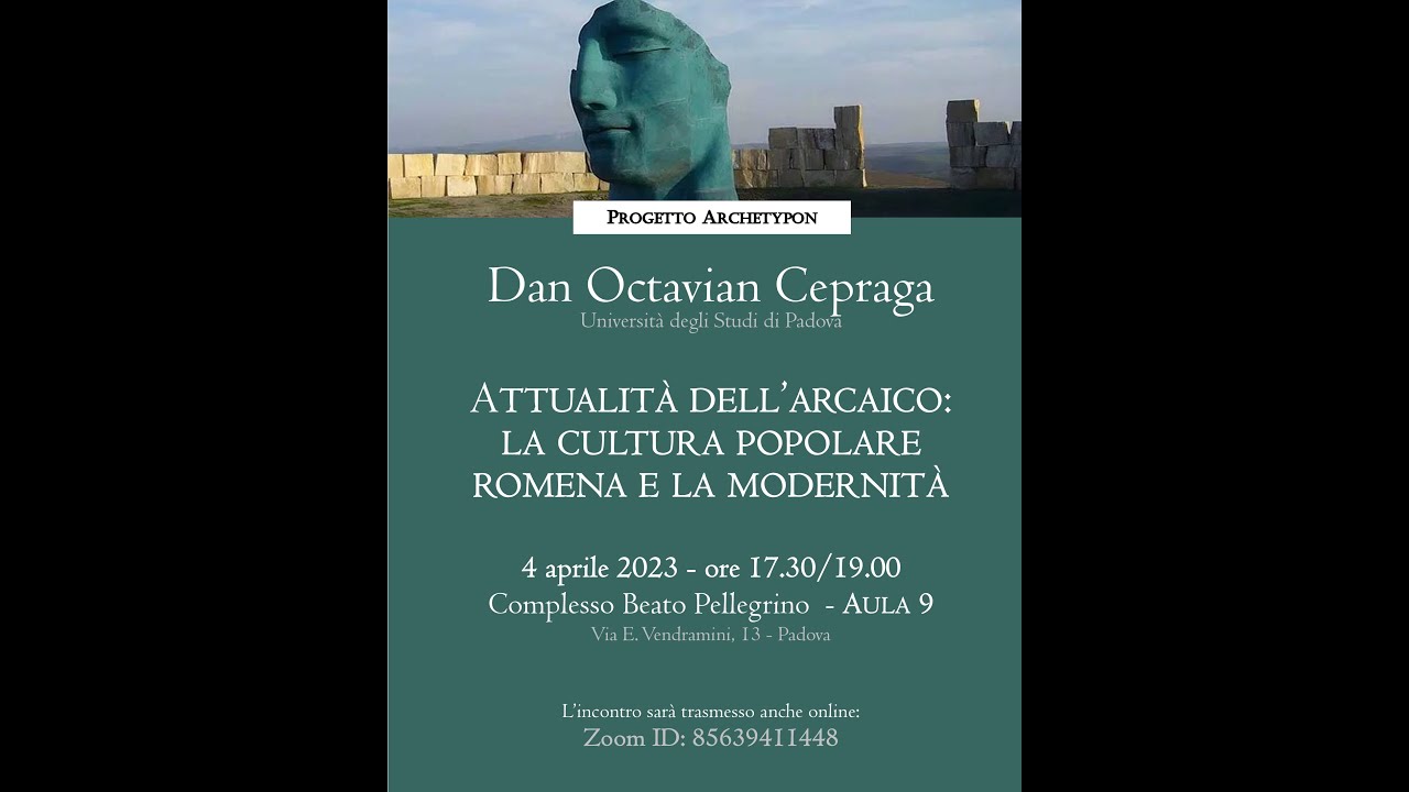 Dan Octavian Cepraga - Attualità dell’arcaico: la cultura popolare ...