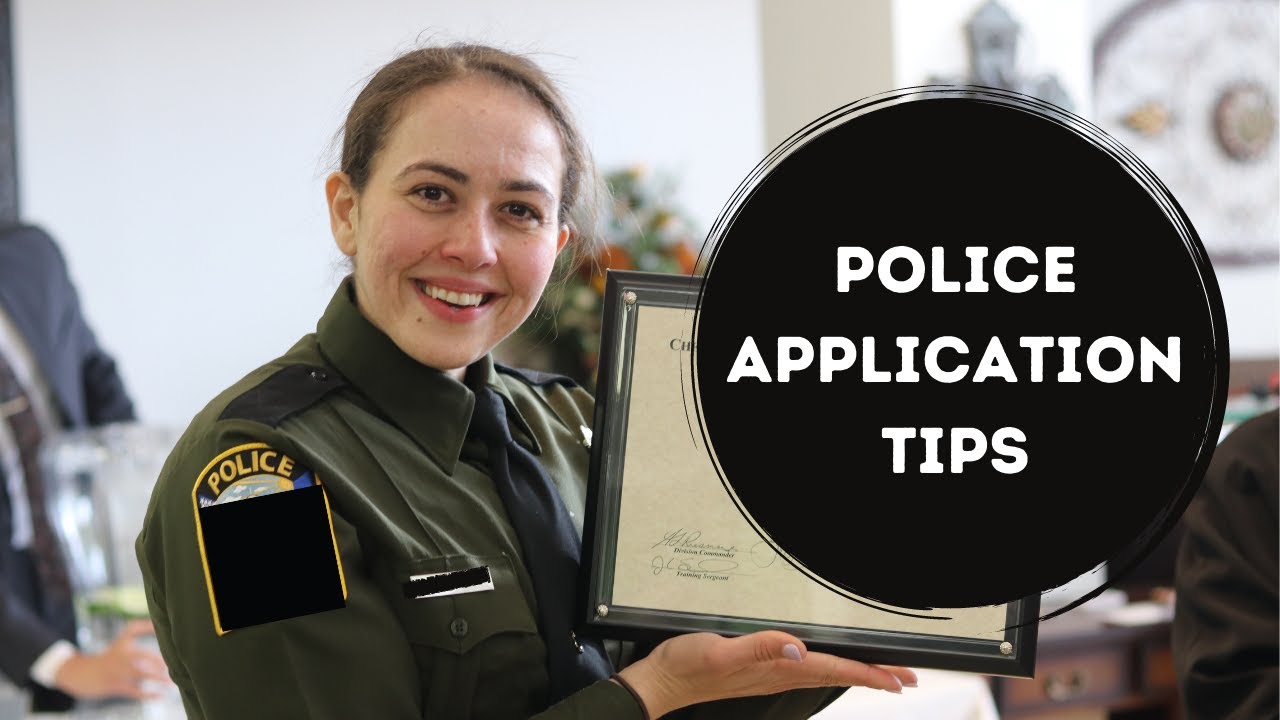 Police Application Tips | #femalepoliceofficer - YouTube
