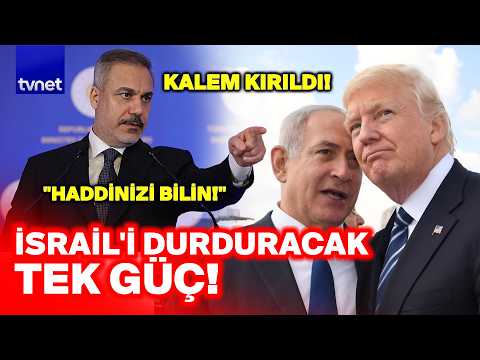Hakan Fidan açtı ağzını yumdu gözünü! Fidan ABD ve İsrail'i yerle bir etti!