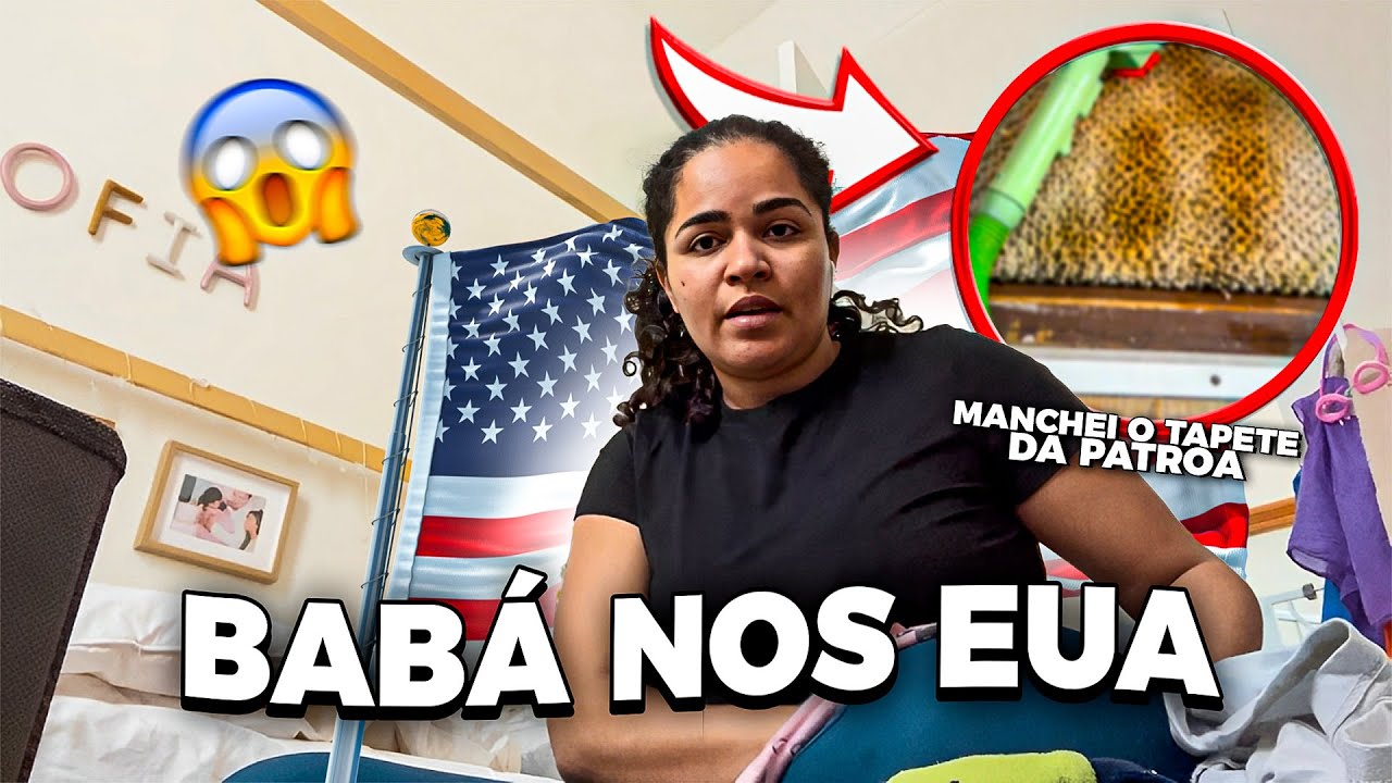 BABÁ NOS EUA: MANCHEI O TAPETE DA PATROA! 😱🧹🇺🇸 - YouTube