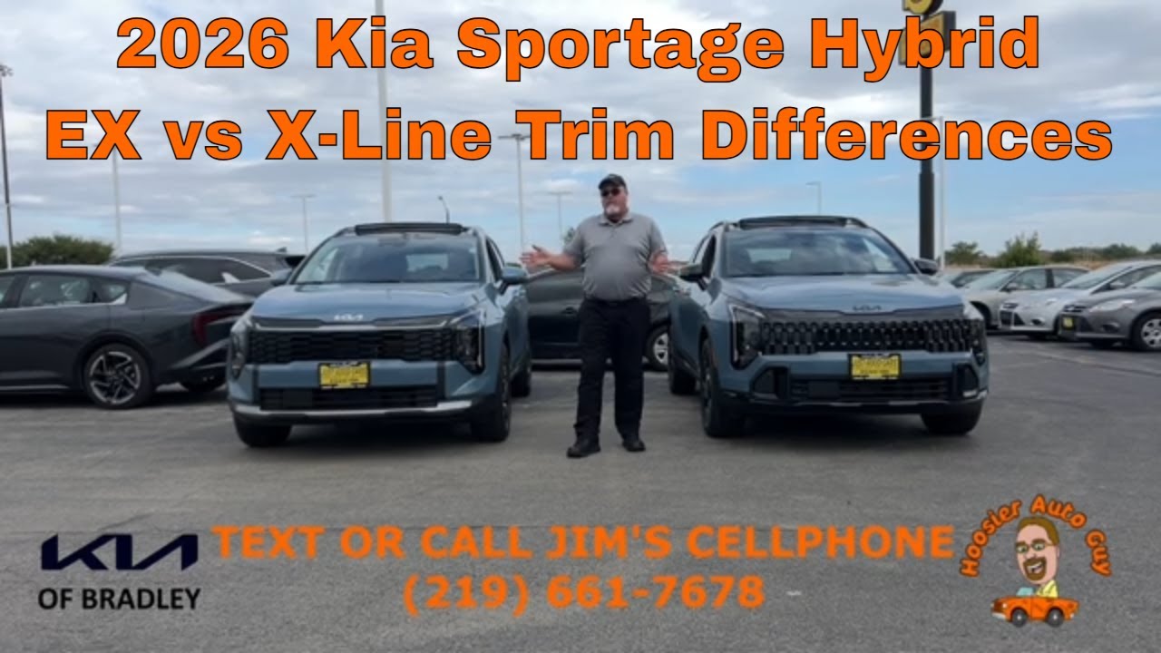 Whats The Difference Between 2026 Kia Sportage Hybrid Ex And X Line