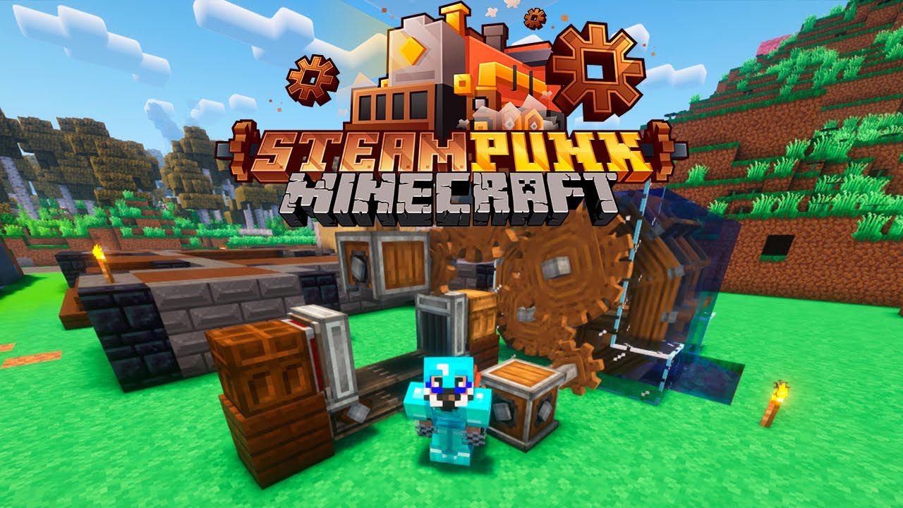 STEAMPUNK MINECRAFT MODPACK EP4 COMENZAMOS CON EL MOD CREATE - YouTube