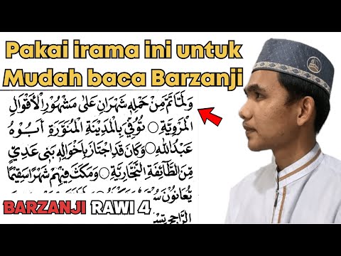 Coba pakai irama ini untuk belajar membaca Barzanji Rawi 4