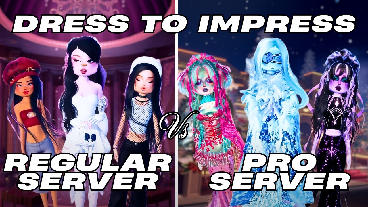 Are *DRESS TO IMPRESS* PRO SERVERS better than REGULAR SERVERS ...