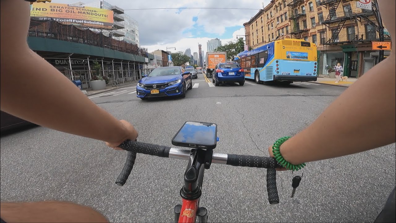 Uber Eats bike messenger NYC - YouTube