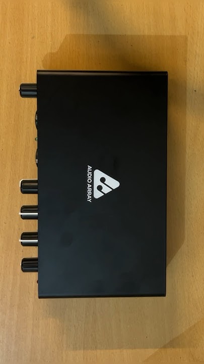 Audio Array AI-04 2x2 Audio Interface Black - YouTube