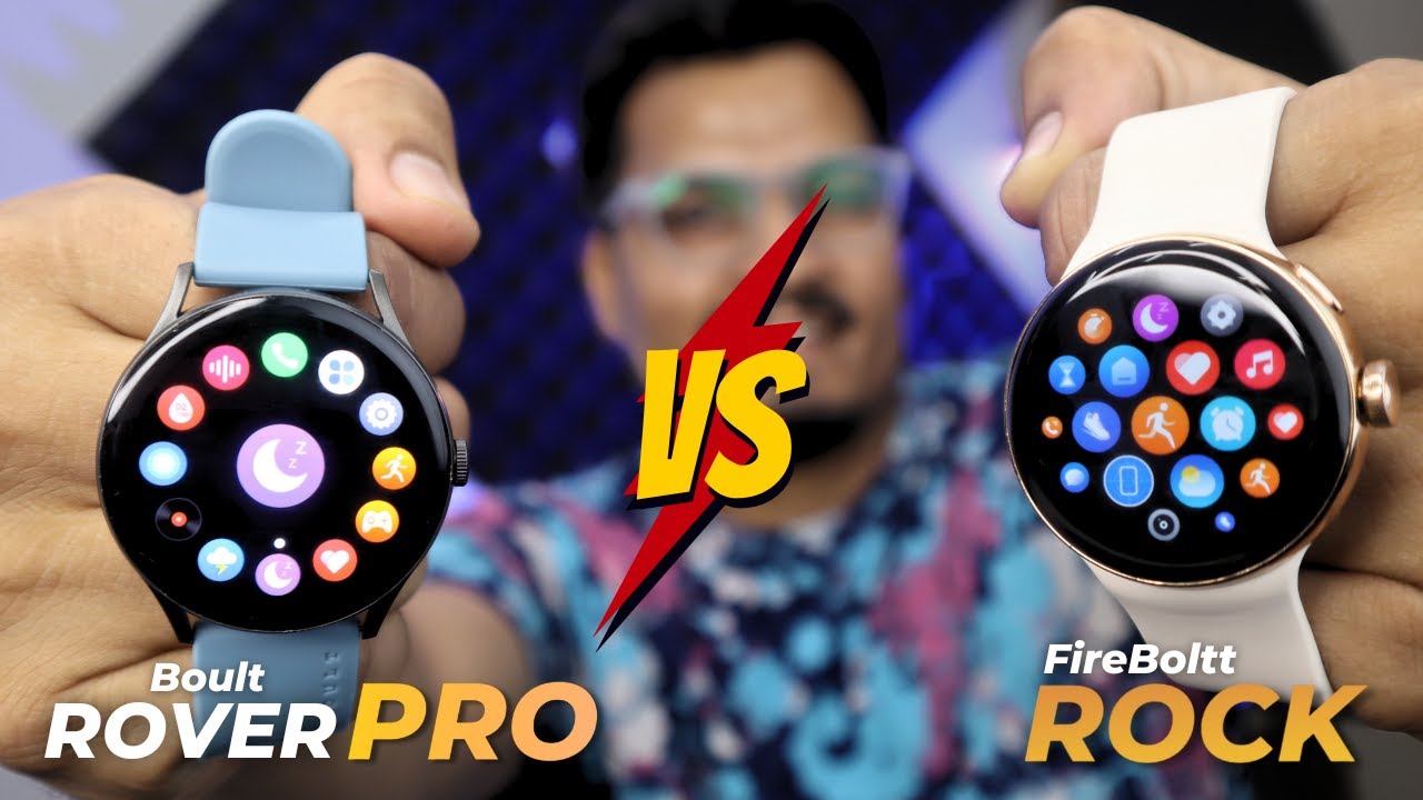 Fireboltt Rock vs Boult Rover Pro Comparision : Which AMOLED Smartwatch ...