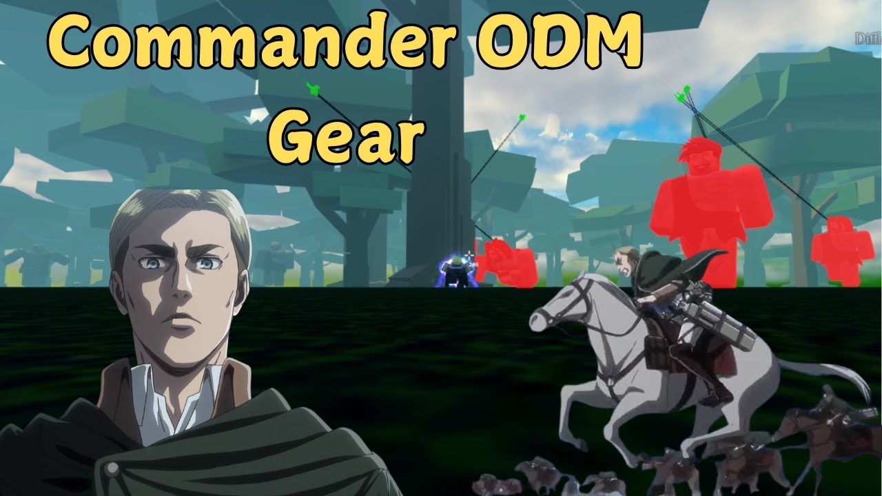 Erwin Smith *COMMANDER* ODM Gear Review 🐎 || Untitled Attack on Titan ...