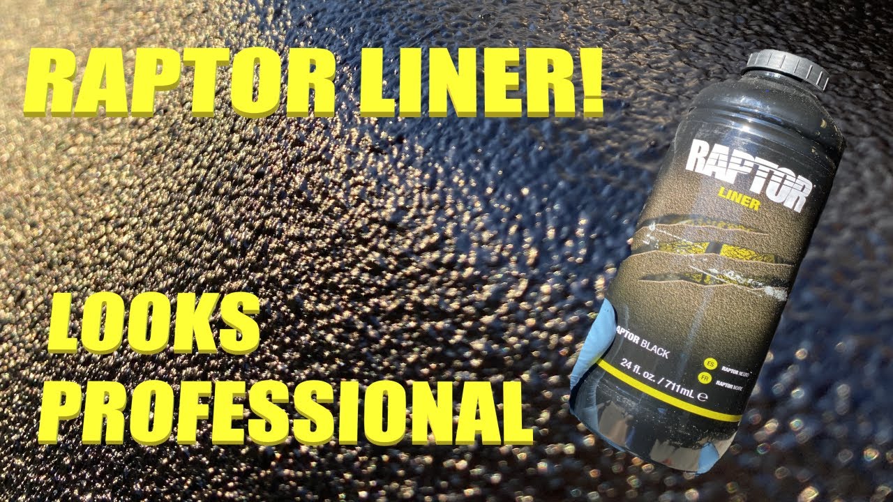 DIY RAPTOR LINER!! *LOOKS AMAZING* - YouTube