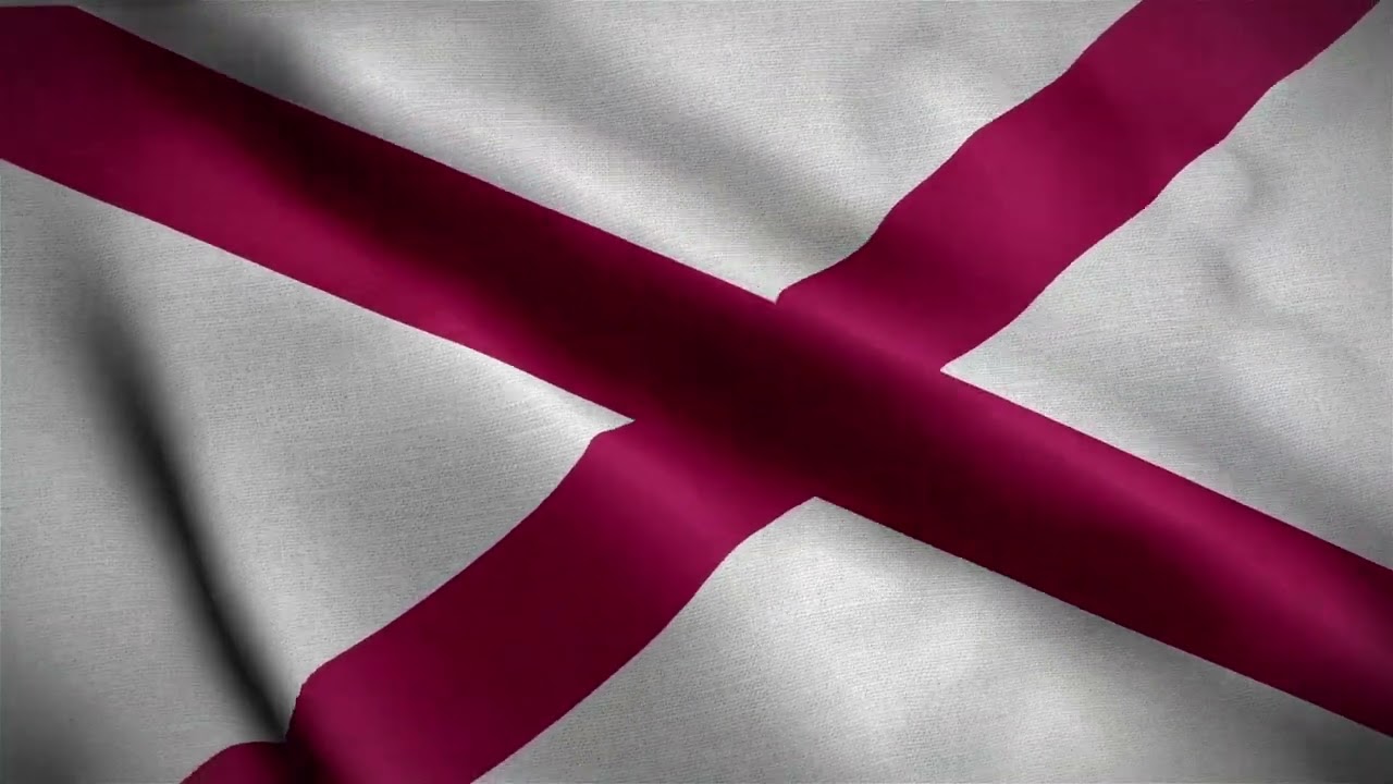 Alabama animated flag HD | Alabama national anthem - YouTube