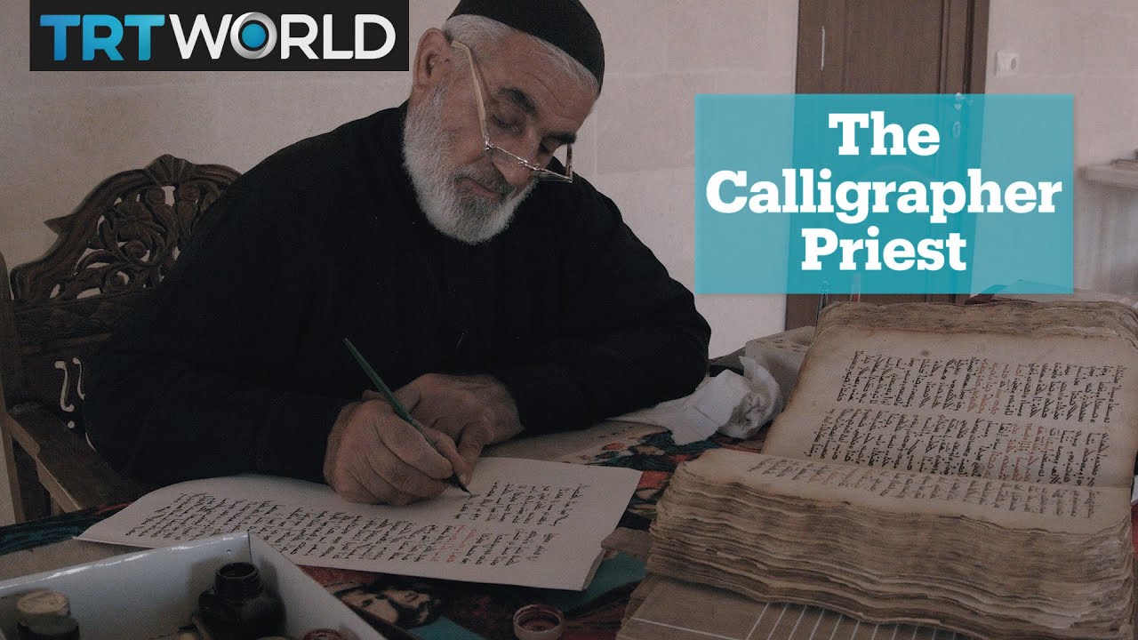Saving an ancient Assyrian language through calligraphy - YouTube