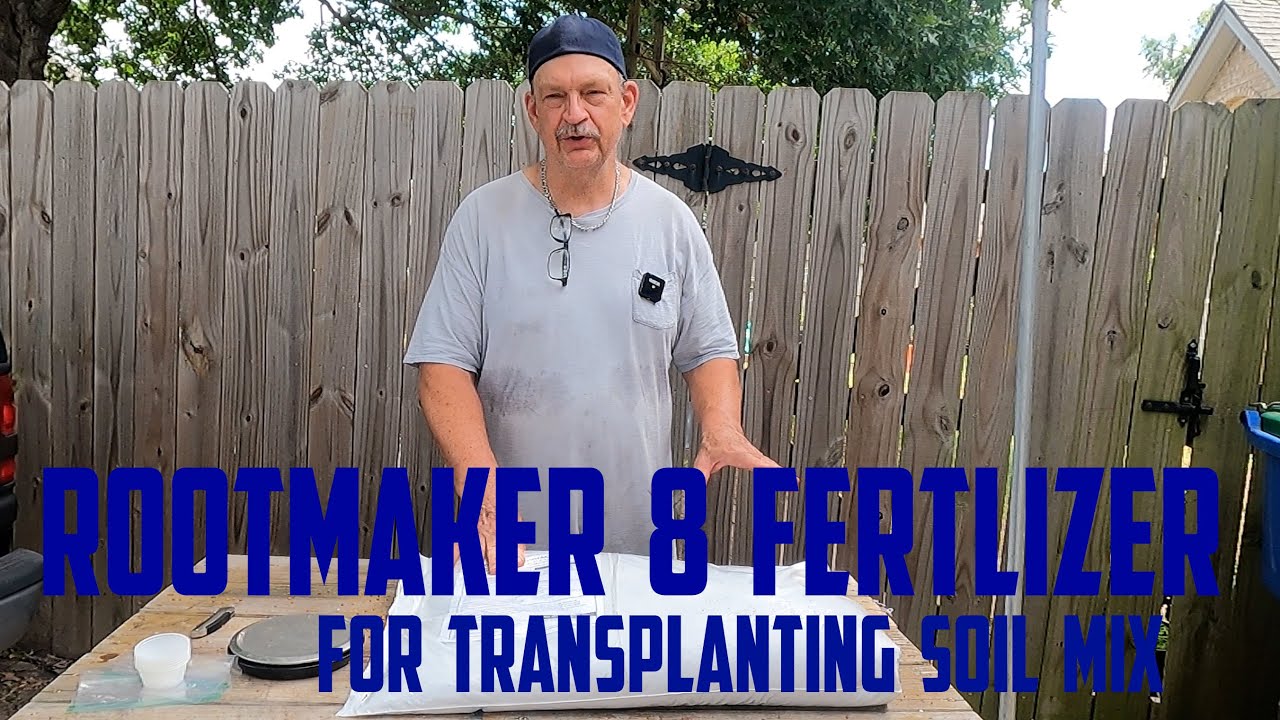 Rootmaker 8 Fertilizer in Soil Mix for Transplanting - YouTube