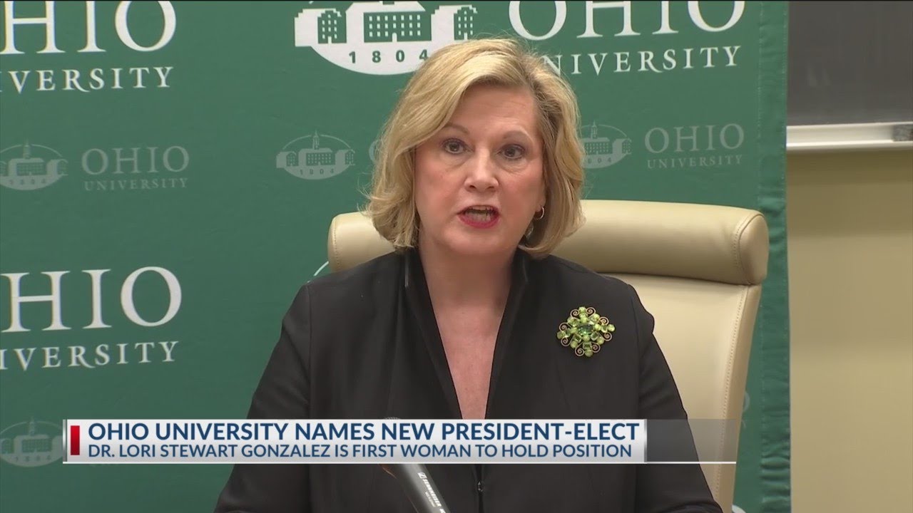 Ohio University names its first woman president - YouTube