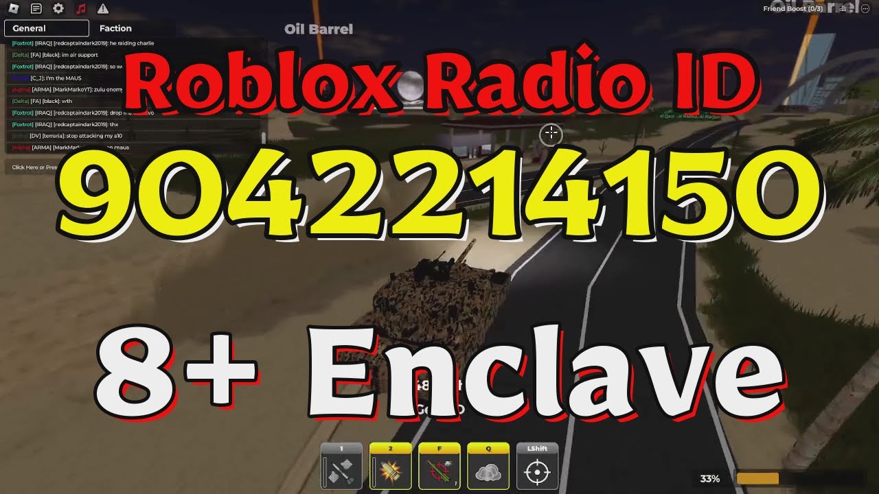 Enclave Roblox Radio Codes/IDs - YouTube