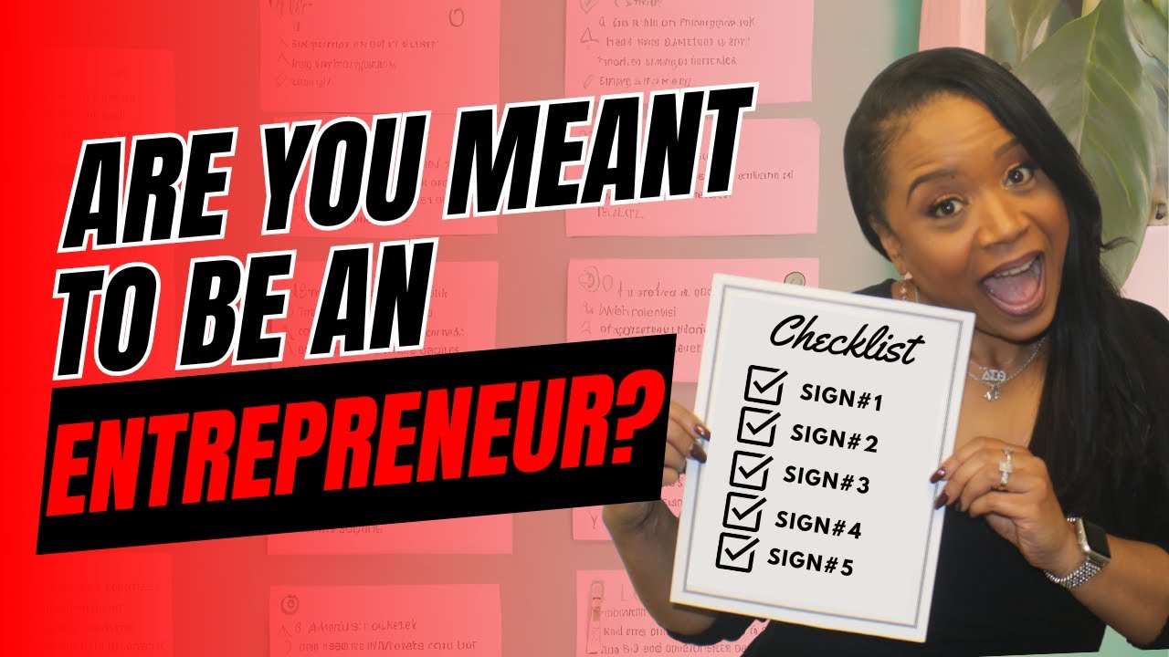 How To Know if You're Meant To Be An Entrepreneur| 5 Signs Tell It All ...