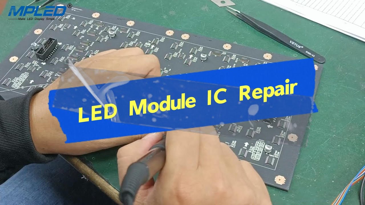 LED panel IC failure , quick repair! --LED manufacturer - YouTube