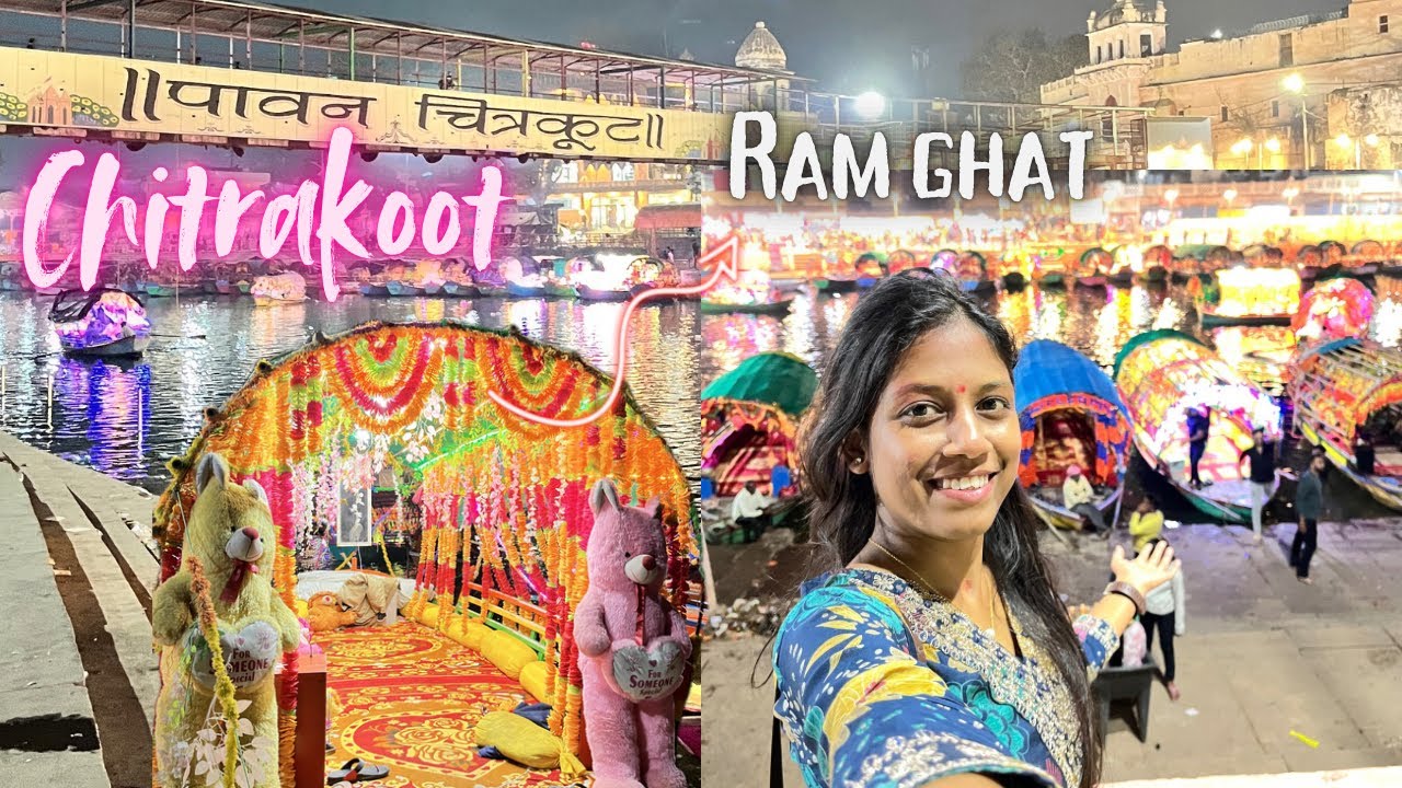 Exploring Chitrakoot ( Food, Ram ghat, View, Stay )🥰Beautifull ...