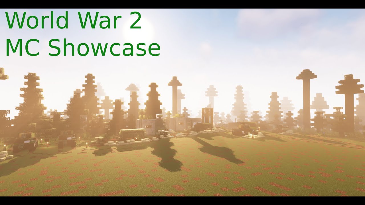 Minecraft Showcase: WW2 Border Defense - YouTube
