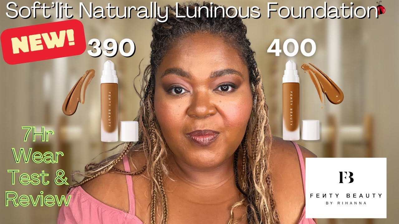 *New* Fenty Soft’Lit Hydrating Foundation Wear Test & Review | Shades ...