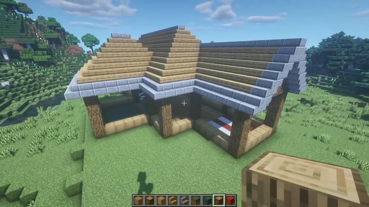 Minecraft ASMR | Building a house in creative mode - YouTube