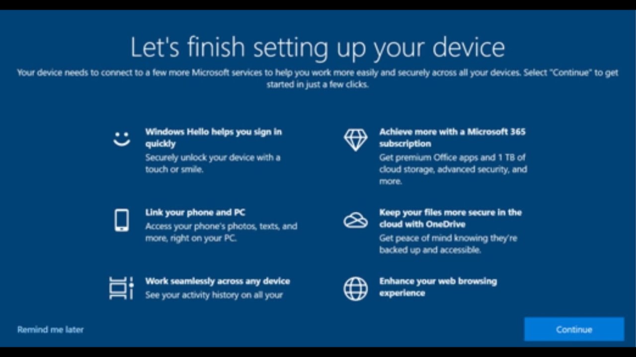 Fix Windows 10 Pop Up "Let's Finish Setting Up Your Device" On Every ...