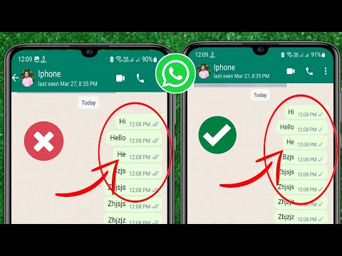 الواتساب بدون علامة مزدوجة |  كيفية إزالة العلامة المزدوجة في رسالة Whatsapp (2024)