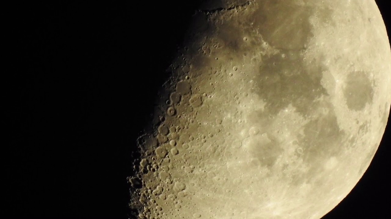 Moon pictures through Nikon P900 - YouTube