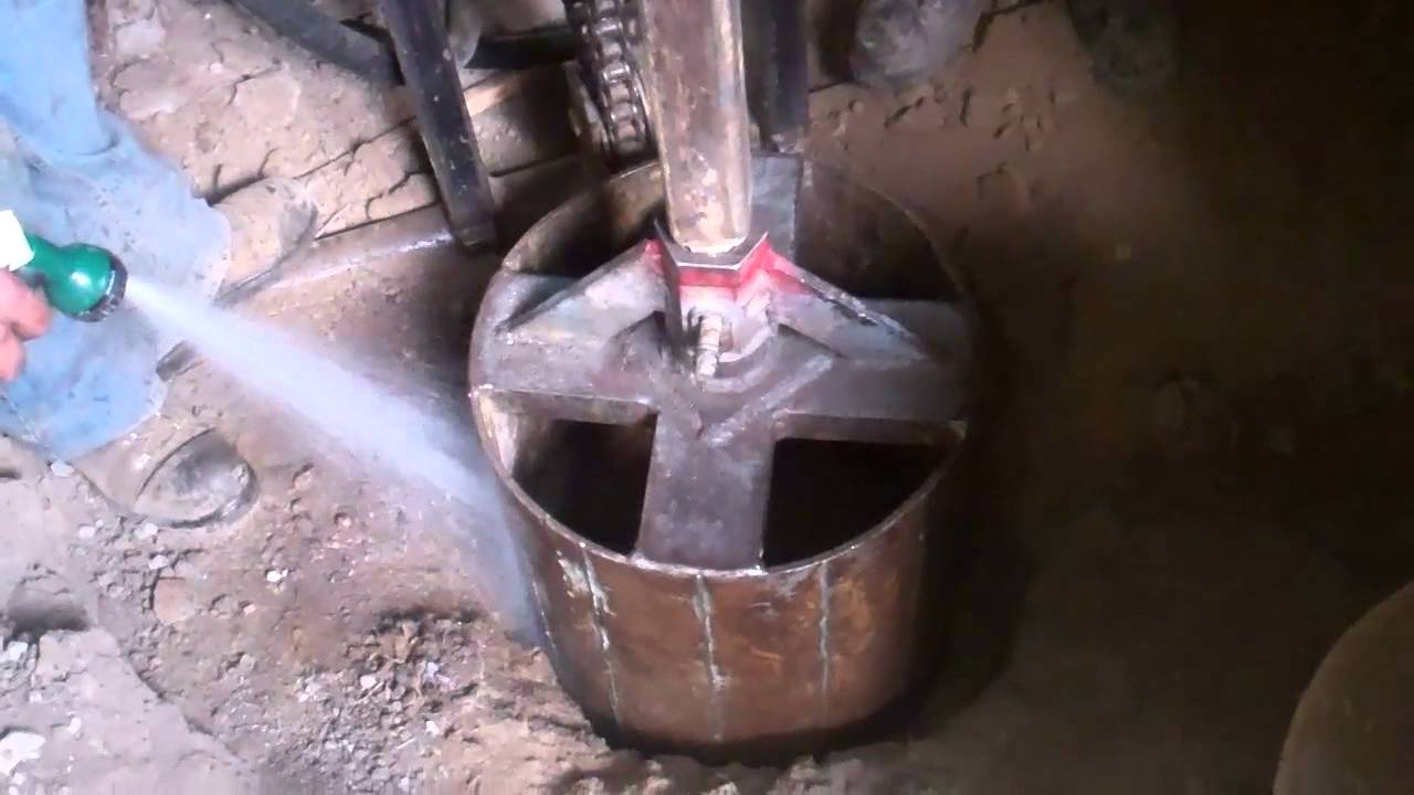 Veterans concrete,...sandstone refusal - YouTube