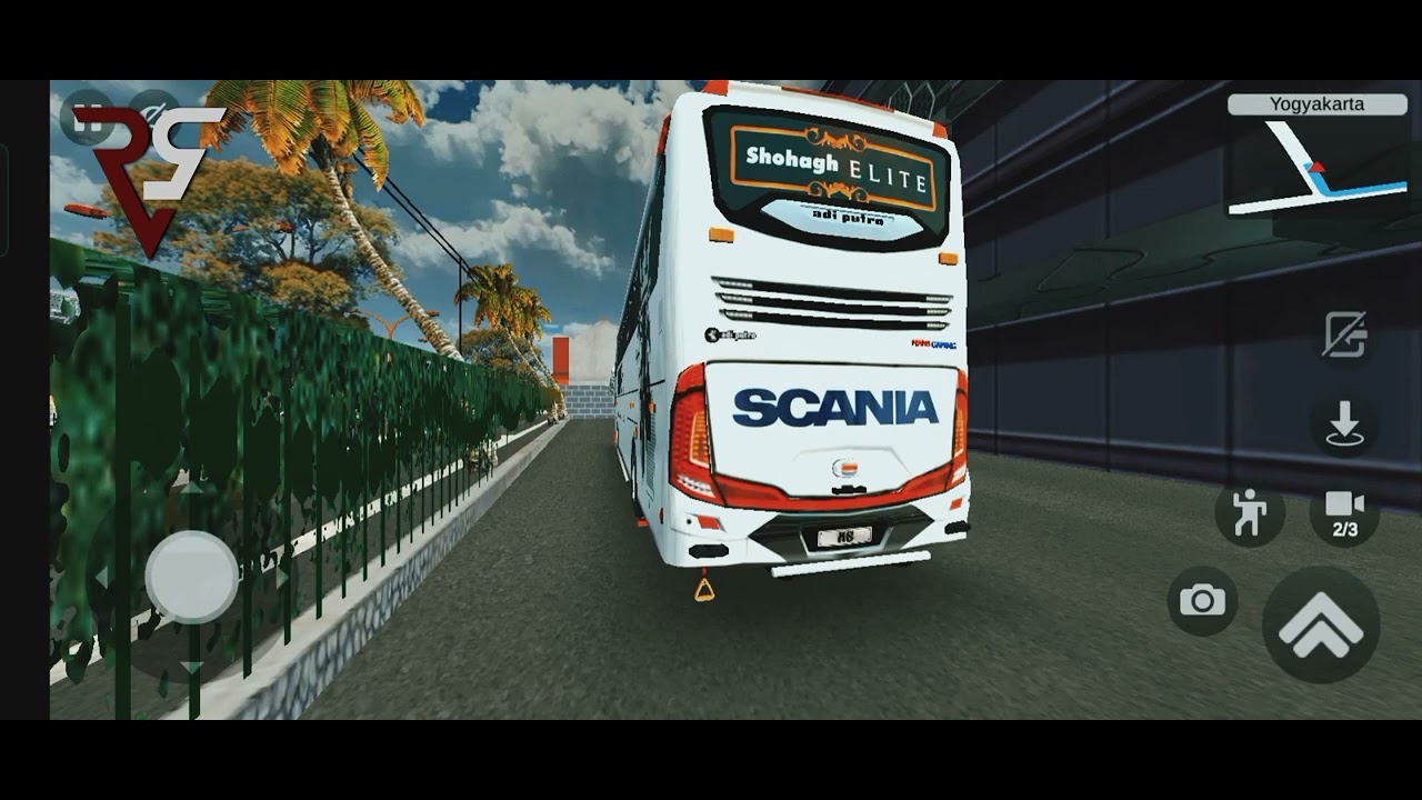 Shohagh Elite Scania Bus Skin#bussid #bussidskin - YouTube