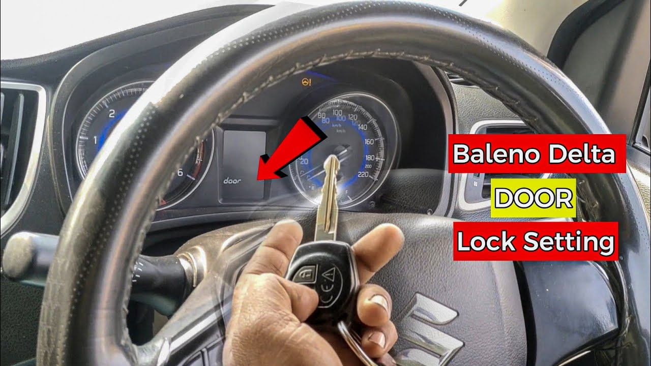 baleno delta door lock setting - YouTube