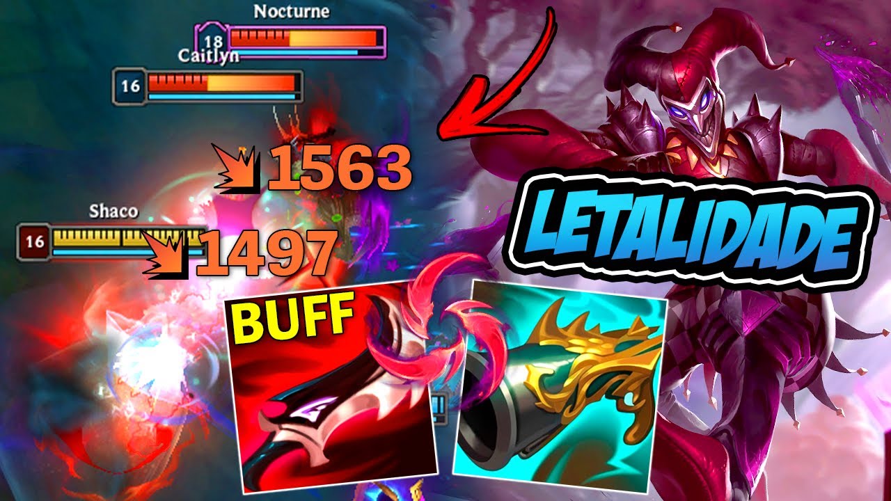 SHACO AD FICOU MUITO OP COM O NOVO BUFF DA DRAKHTARR - LEAGUE OF ...