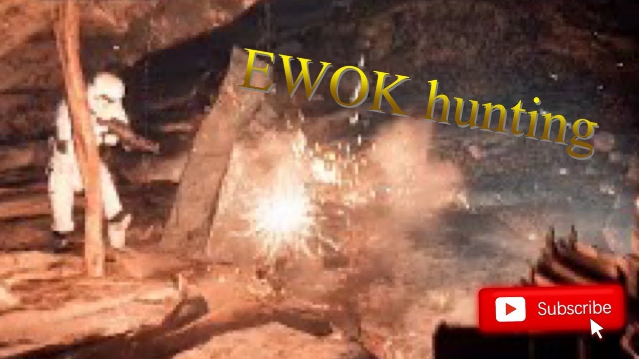 EWOK HUNTING/star wars battlefront 2 - YouTube