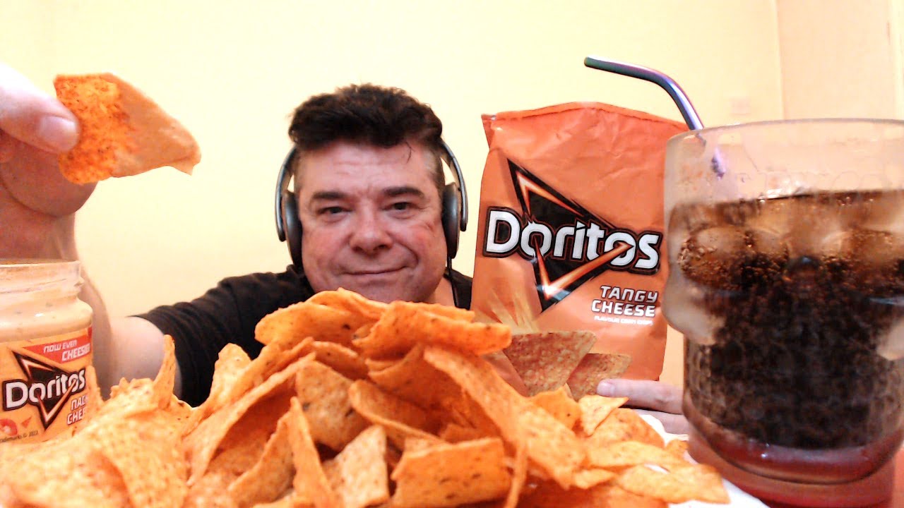 ASMR - Eating Doritos And Dip With An Ice Cold Pepsi Max - YouTube