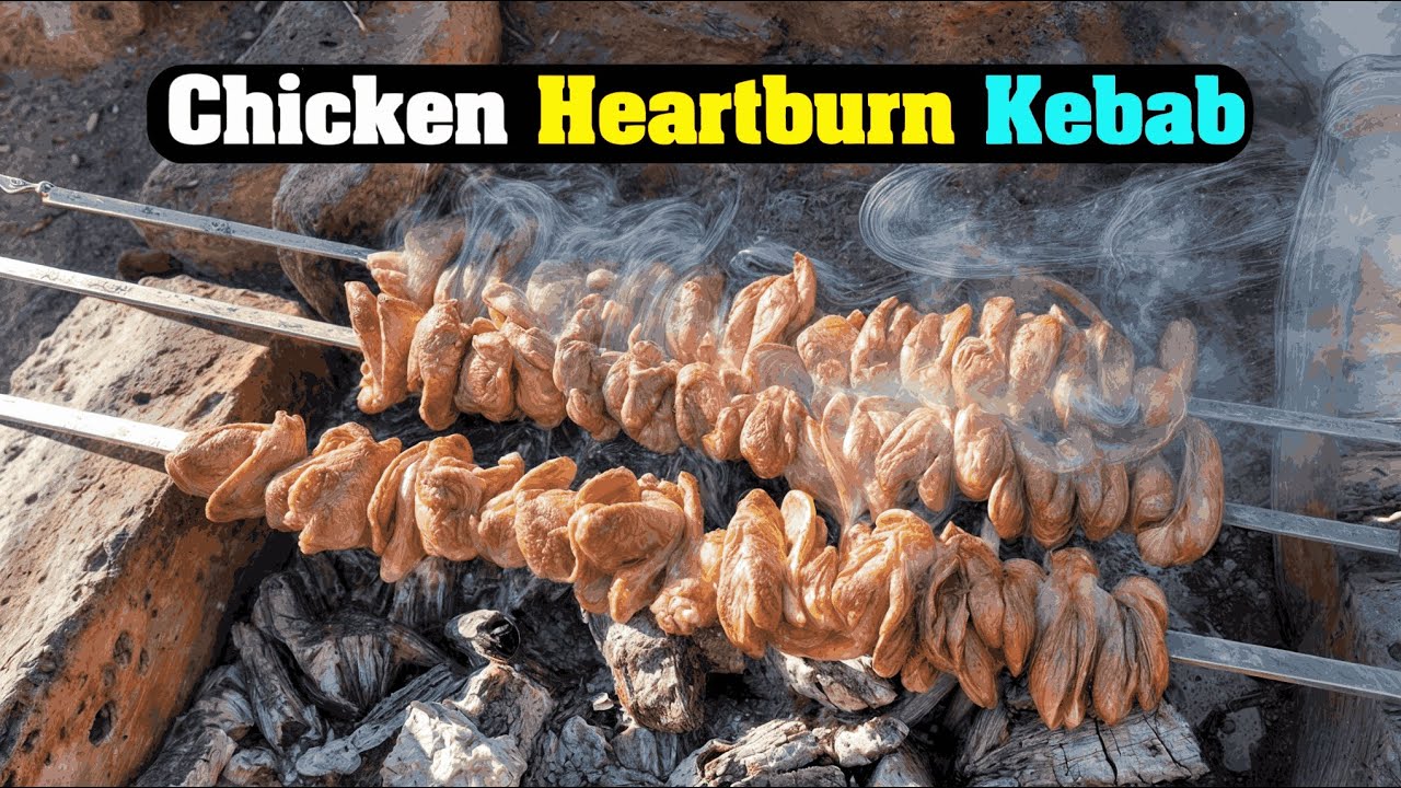 Chicken Heartburn Kebab - YouTube