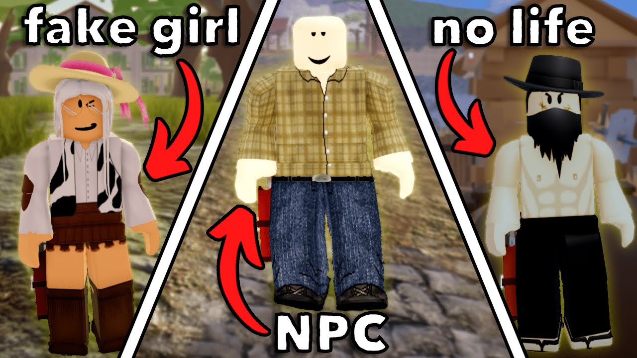 Skin Stereotypes In The Wild West Roblox - YouTube