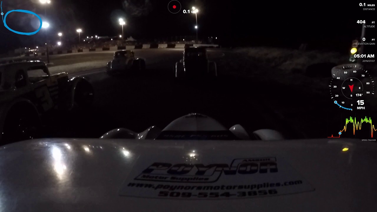 INEX Legend Summer Smackdown at Hermiston Raceway - Garrett Poynor # 17 ...