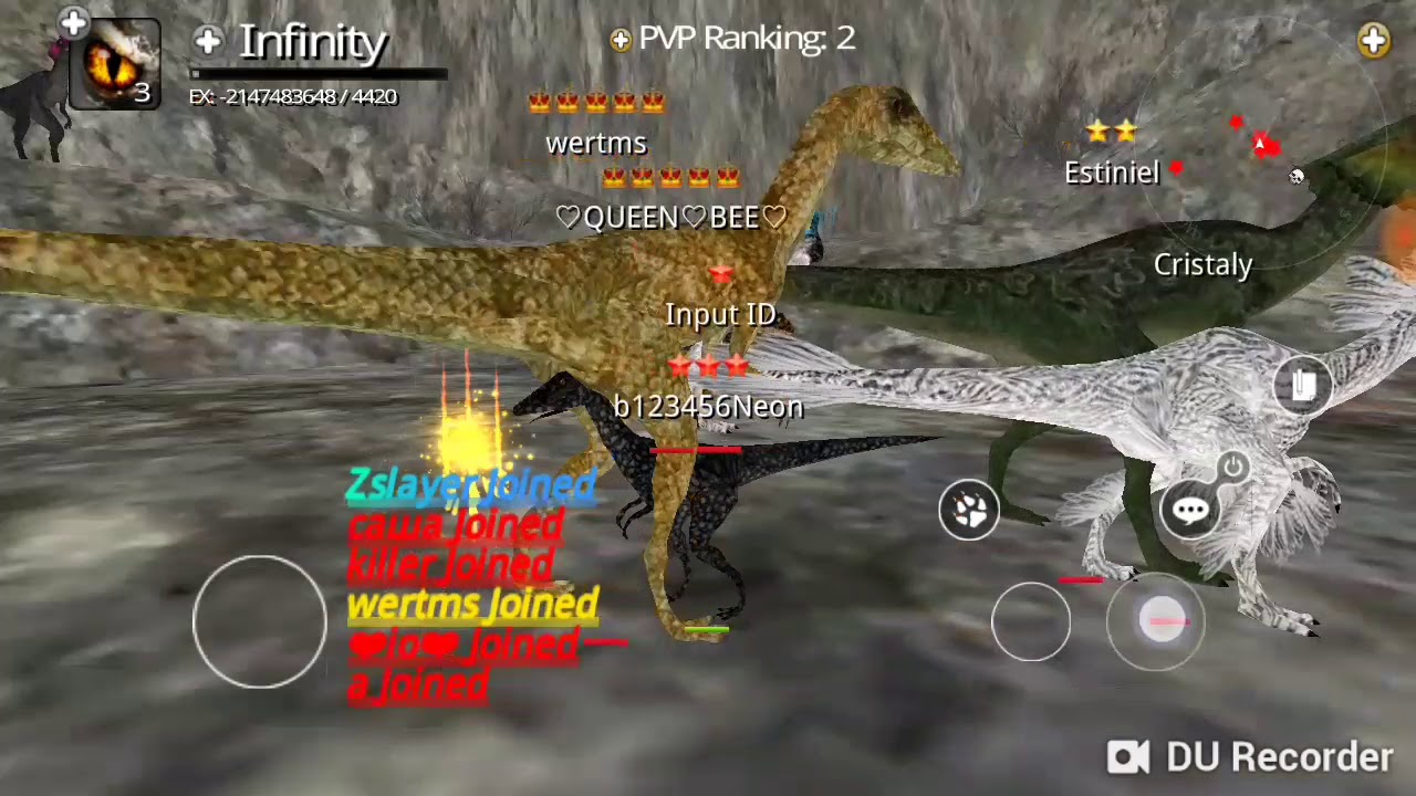 Dinos online - playing with friends - YouTube