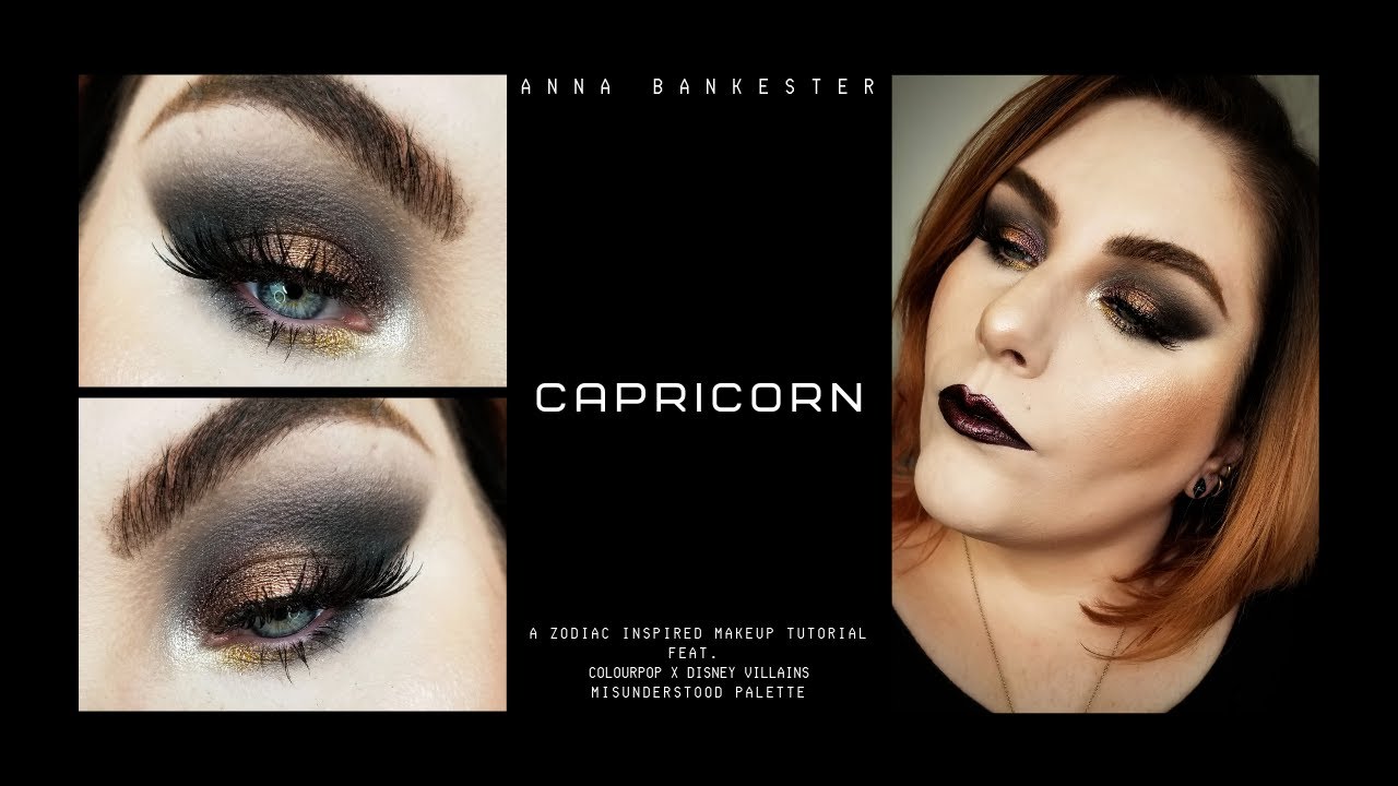 Capricorn - A Zodiac Inspired Makeup Tutorial Feat. Colourpop x Disney ...