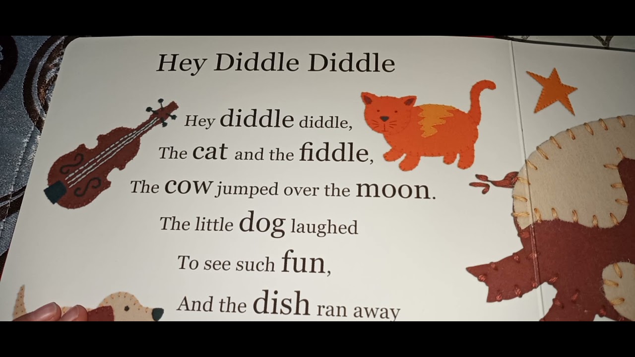 Hey Diddle Diddle - children's Nursery Rhyme song sing-along - YouTube