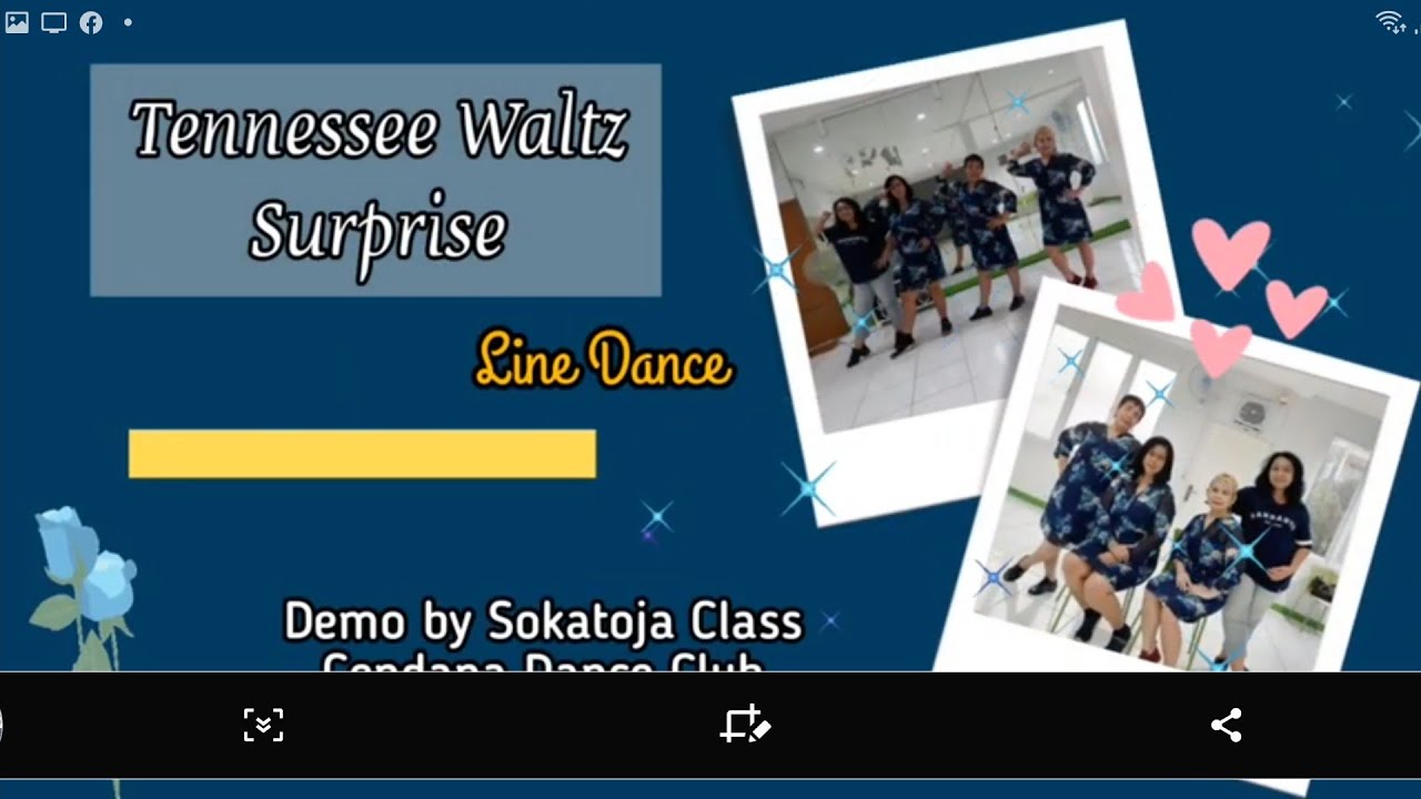 Tennessee Waltz Suprise - Line Dance (Demo) - YouTube