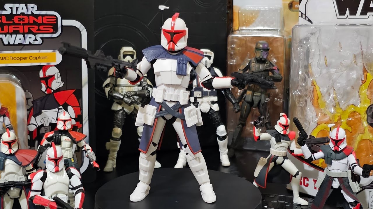 Red Arc Trooper Captain Fordo. Star Wars Clone Wars - YouTube