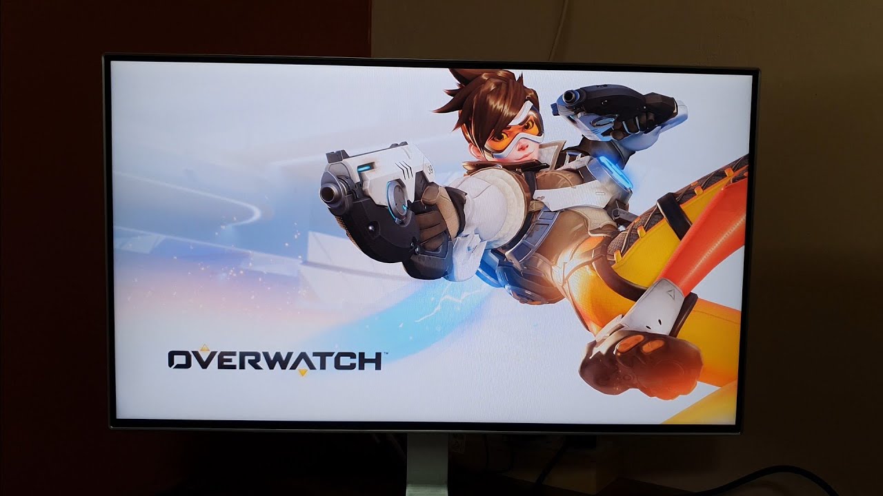 Overwatch Gameplay PS4 Slim (1080P Monitor) - YouTube