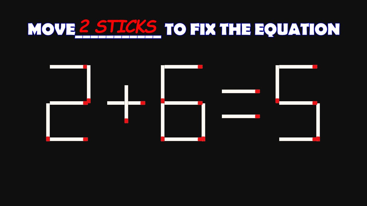 Logic Puzzles with Matchsticks-208| Matchstick Logic Puzzles ...