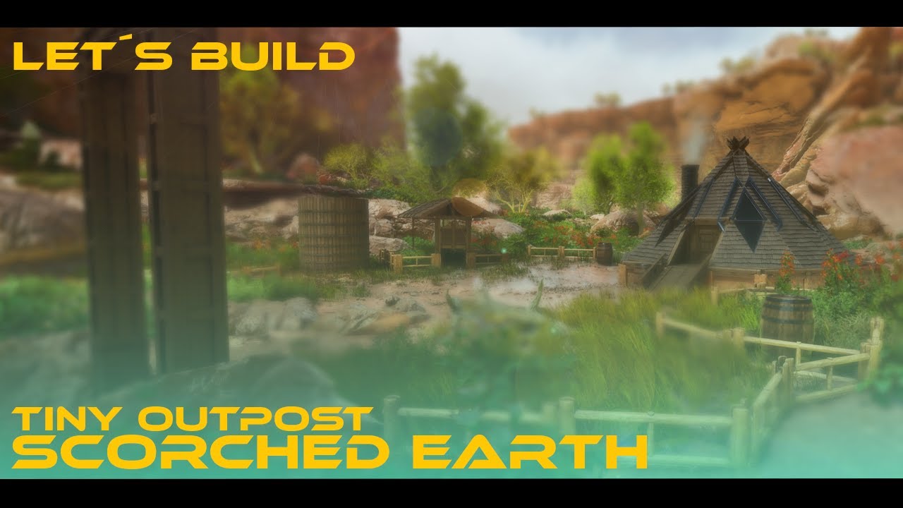 Tiny Outpost/SCORCHED EARTH PvE Base Design/kreatives bauen in ARK/ASA ...