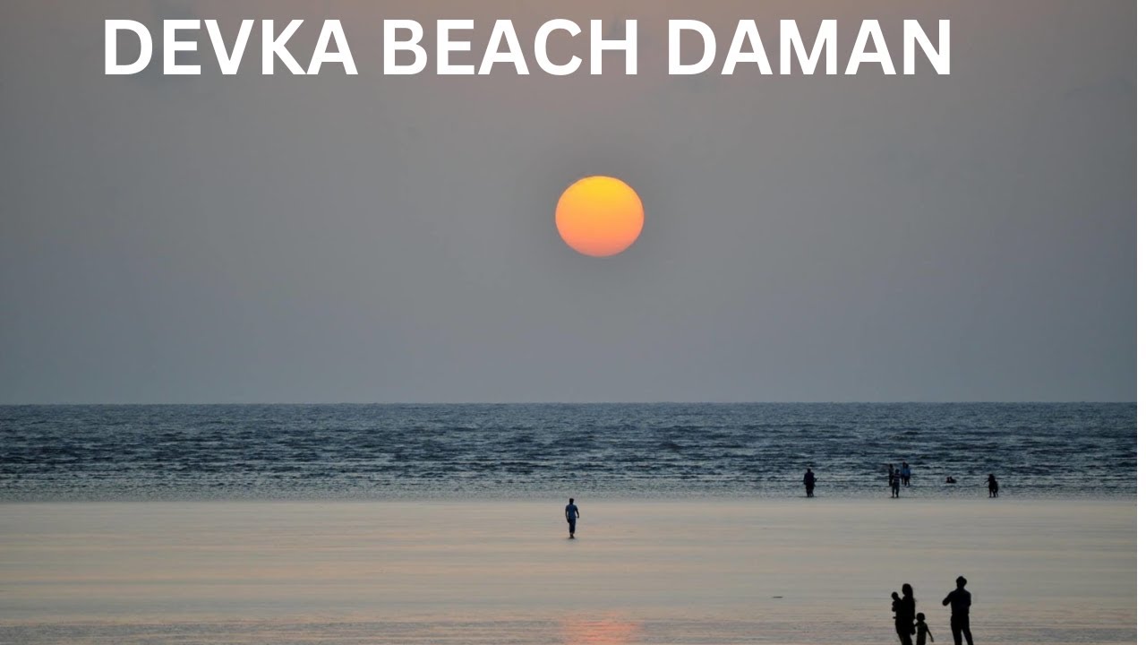 Devka Beach Day & Night view | Devka Beach Daman | Daman Beach - YouTube