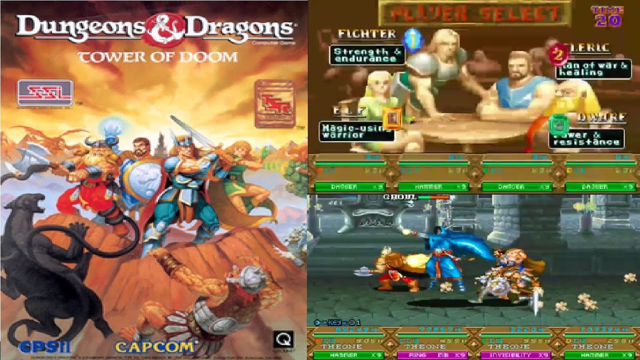 Dungeons & Dragons: Tower of Doom (ARCADE) - YouTube