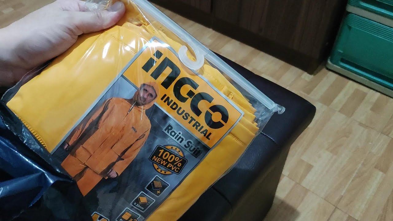 INGCO Raincoat Unboxing (Pinakamurang Branded na Kapote Pero Sulit din ...